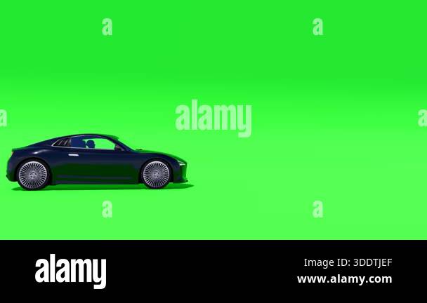 Green Screen Car Animation Vehicle Motion Stock Video Footage - Alamy