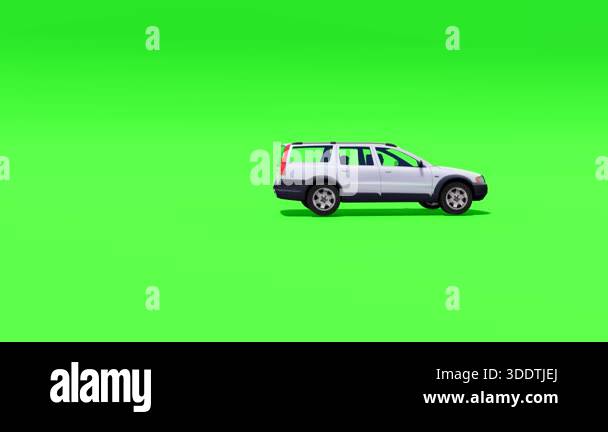 Green Screen Car Animation Vehicle Motion Stock Video Footage - Alamy