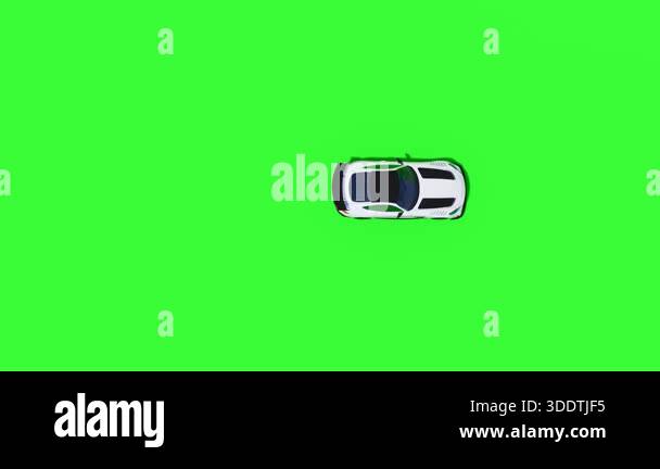 Green Screen Car Animation Vehicle Motion Stock Video Footage - Alamy