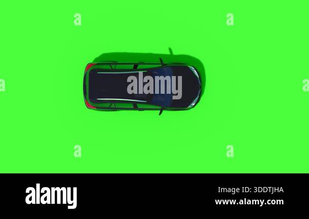 Green Screen Car Animation Vehicle Motion Stock Video Footage - Alamy