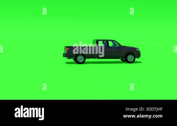Green Screen Car Animation Vehicle Motion Stock Video Footage - Alamy