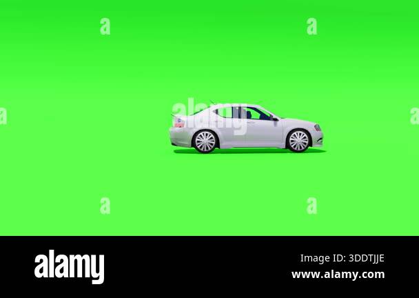 Green Screen Car Animation Vehicle Motion Stock Video Footage - Alamy