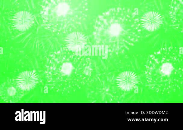 green screen chroma key pyro fireworks explosion animation. overlay for ...