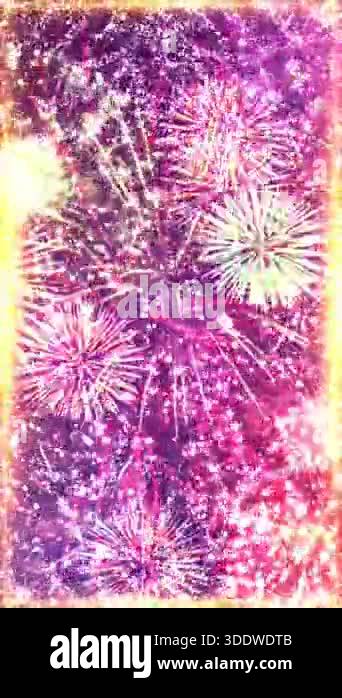 vertical extreme frieworks explosion frame animation abstract ...