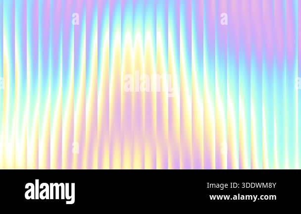 Abstract 3d render, background animation with ribbed glass effect, 4k ...
