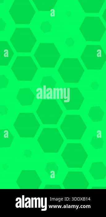 Green Hexagon Honeycomb Grid Pattern Biotech Researcher Analyzing ...