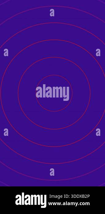 Deep Purple Circles With Thin Red Concentric Rings Creating Ripple ...