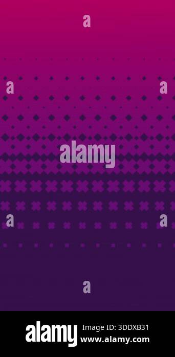 Magenta To Deep Purple Halftone Gradient With Dotted Matrix And Star ...
