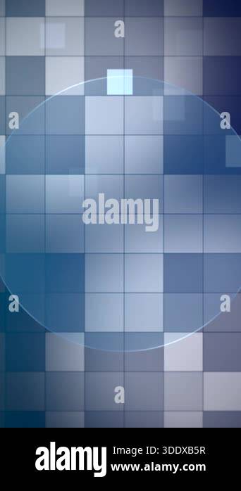 Glass Disc Over Mosaic Tiles With Translucent Overlay And Subtle ...