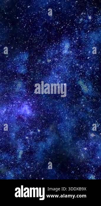 Deep Blue Nebula With Shimmering Stars, Soft Violet Highlights And ...