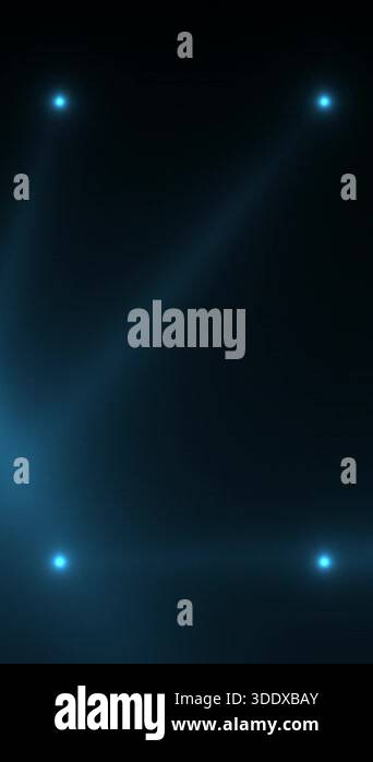 Deep Blue Scene With Triangular Beacons, Flowing Light Currents Connect ...