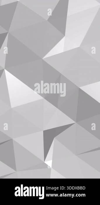 Grayscale Low Poly Background With Geometric Facets, Crisp Edges And ...