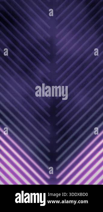 Purple Chevron Neon Corridor Directional Arrows Guiding Pathway With ...