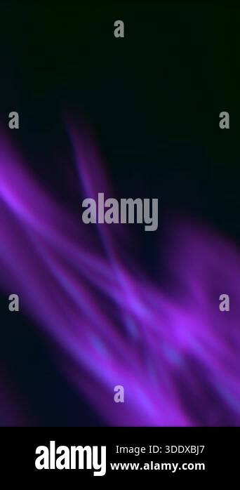 Vivid Magenta Flame Flicker Across Dark Void, Electric Ribbons Of Color ...