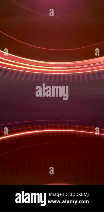 Maroon Neon Wave With Glowing Curved Lines, Smooth Light Trails Sweep ...