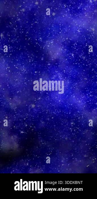 Deep Blue Nebula Background With Dense Star Fields, Swirling Mist And ...