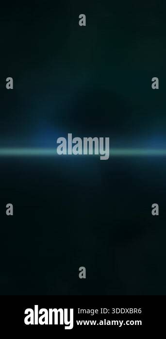 Teal Horizontal Light Streak With Smoky Background And Soft Glow ...