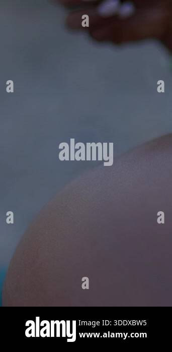 Aesthetic closeup image showcasing a beautifully blurred circular shape ...