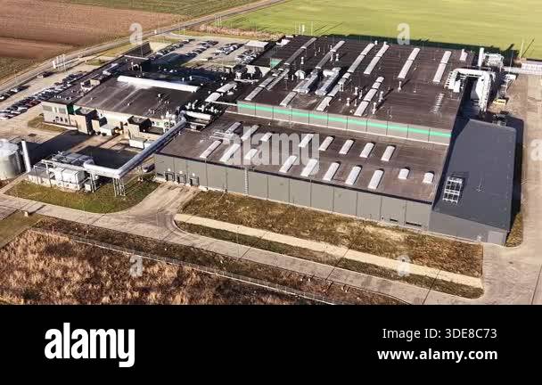 Modern industrial data center building Stock Videos & Footage - HD and ...