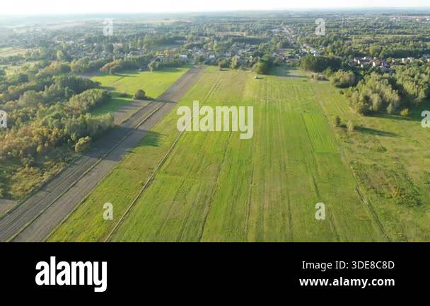 Beautiful countryside landscape with plowed fields in autumn Stock ...