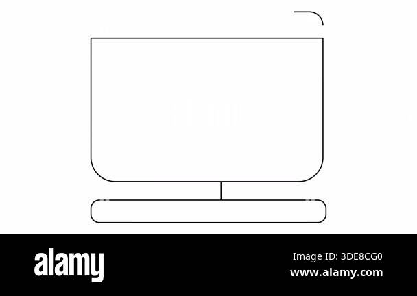 A line drawing shows a desktop computer with a monitor stand and a ...