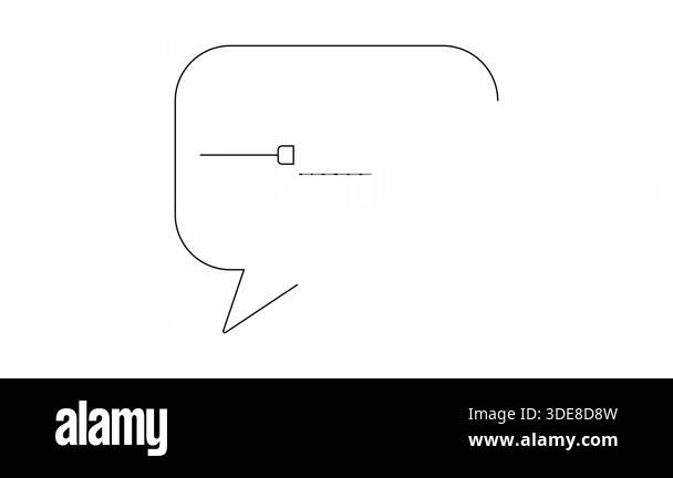 Syringe inside speech bubble vector illustration Stock Video Footage ...