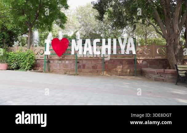 machiya zoo park landmark sign with heart symbol at outdoor video is ...