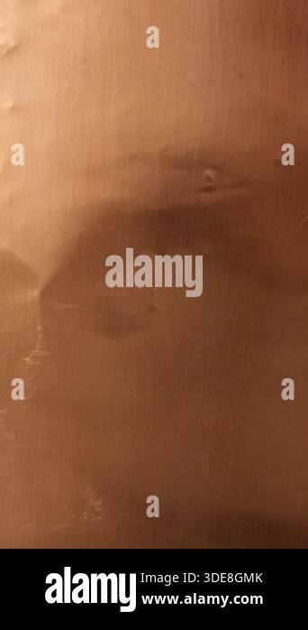 Copper background for design. Natural copper surface with scratches ...
