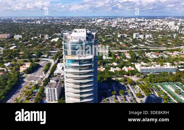 Miami, FL, USA - December 12, 2025: UNA Condominium Miami circa 2025 ...