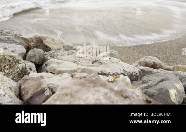 Stormy sea and rocky coast, beautiful dramatic sky. High quality photo ...