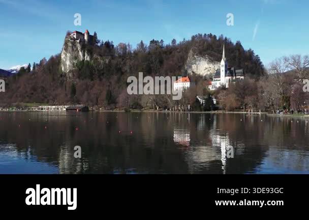 Peaceful Lake Bled and Bled Island Featuring the Assumption of Mary ...