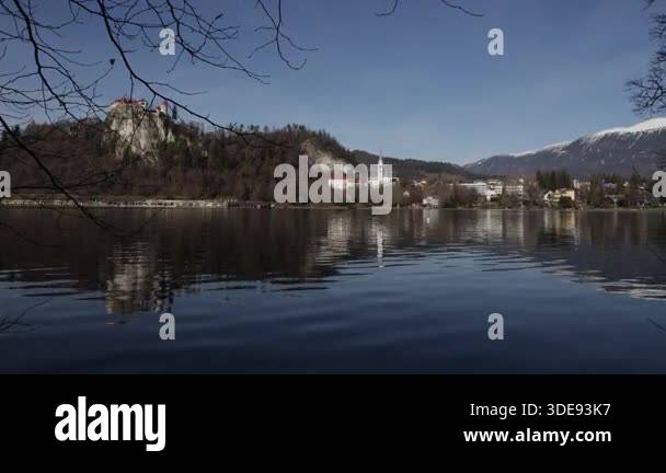 Peaceful Lake Bled and Bled Island Featuring the Assumption of Mary ...