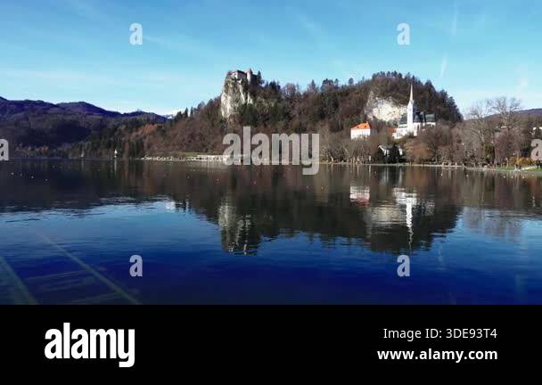 Peaceful Lake Bled and Bled Island Featuring the Assumption of Mary ...