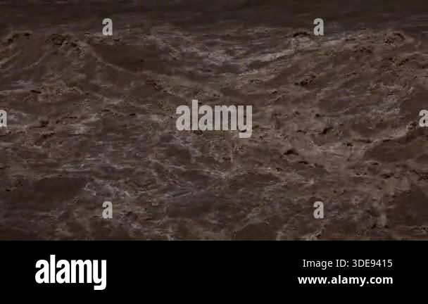 A dramatic video showing the Beas river in Mandi, Himachal Pradesh ...