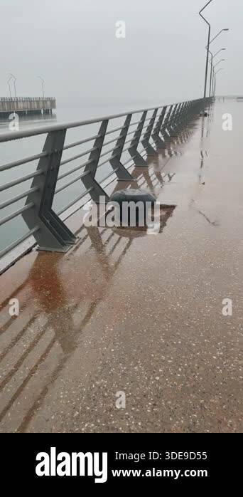 Rainy lonely park in autumn . High quality Stock Video Footage - Alamy