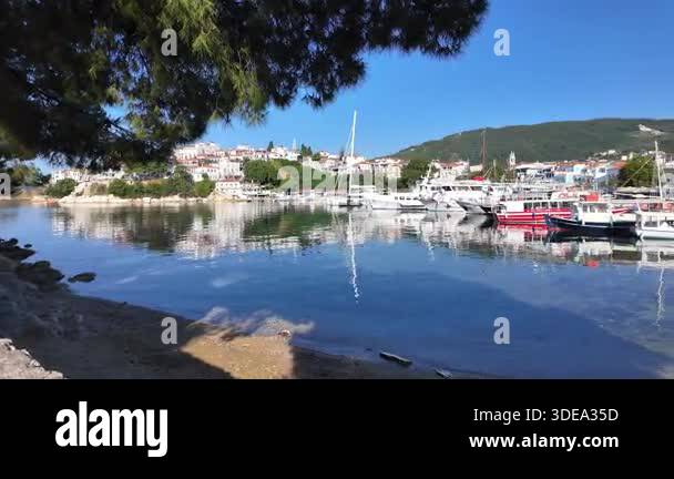 SKIATHOS, THESSALY, GREECE - JUNE 04, 2025: Amazing view of The Old ...
