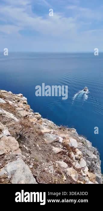 Amazing view of coastline of Skiathos Island, Sporades, Thessaly ...