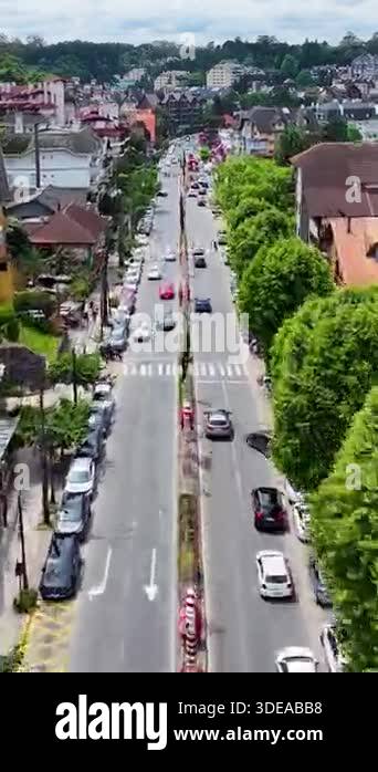 Gramado Skyline At Gramado In Rio Grande Do Sul Brazil. Metropolis ...