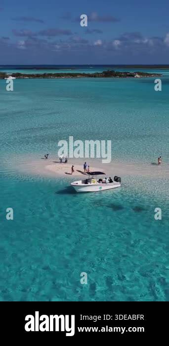 Exuma Skyline At Exuma Islands In Black Point Bahamas. Beach Landscape ...