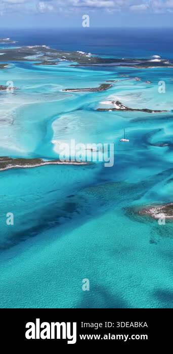 Exuma Skyline At Exuma In Black Point Bahamas. Caribbean Beach ...
