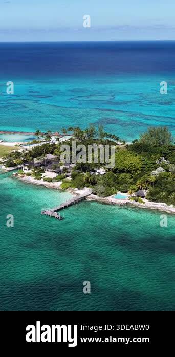Bahamas Skyline At Nassau In New Providence Bahamas. Beach Landscape ...