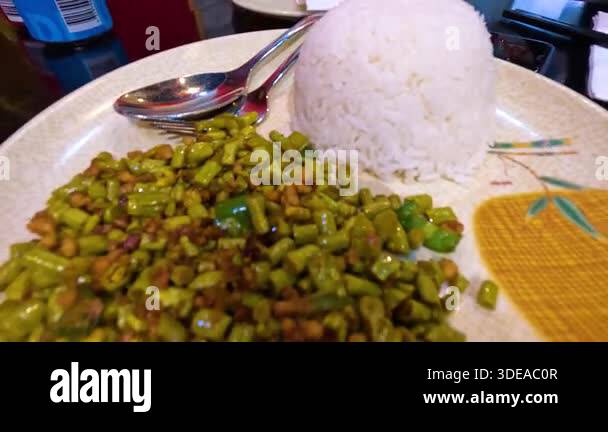 Delicious meal served in Melbourne restaurant Stock Video Footage - Alamy