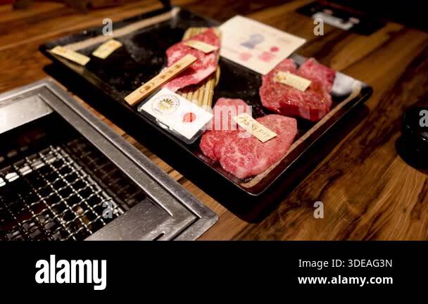 Sequence of Wagyu beef being grilled to perfection Stock Video Footage ...