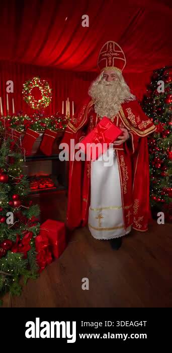 Man dressed saint nicholas Stock Videos & Footage - HD and 4K Video ...