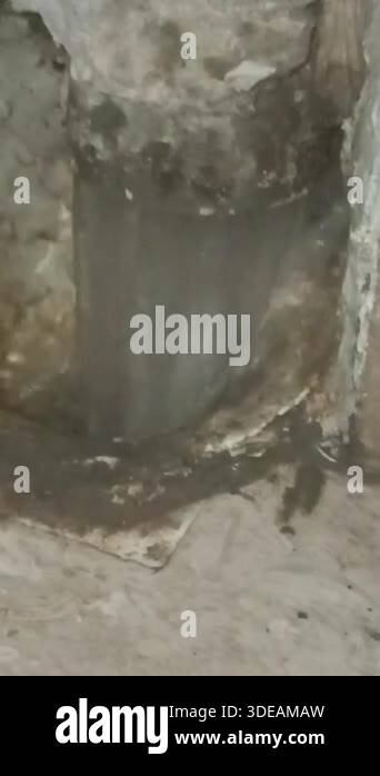 rain water coming from pipe Stock Video Footage - Alamy