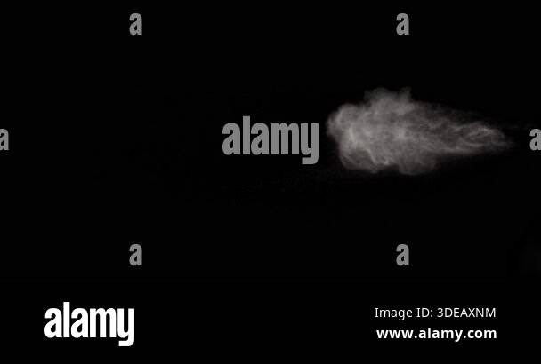 Super slow motion sandstorm and dust blizzard effect with airborne sand ...