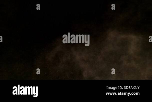 Super slow motion sandstorm and dust blizzard effect with airborne sand ...