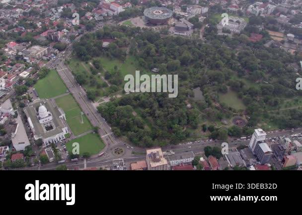 Colombo city, the capital of Sri Lanka, drone footage. High quality 4k ...