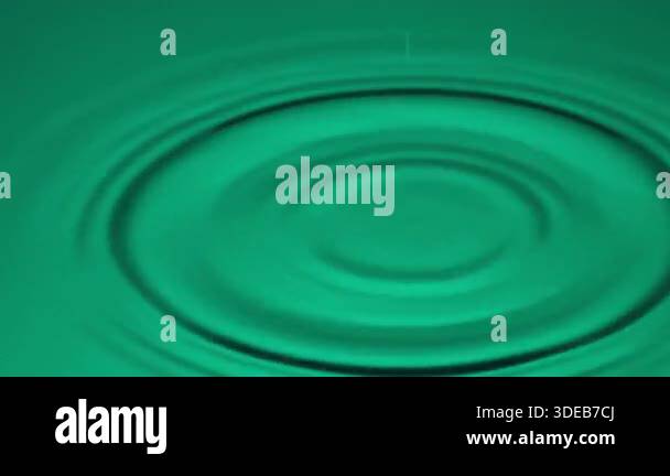 Symmetrical Circles Caused By Water Splash, Water Surface Creates ...