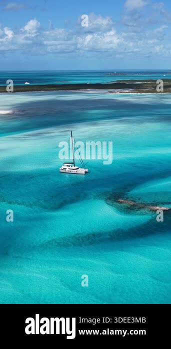 Exuma Skyline At Exuma Islands In Black Point Bahamas. Beach Landscape ...